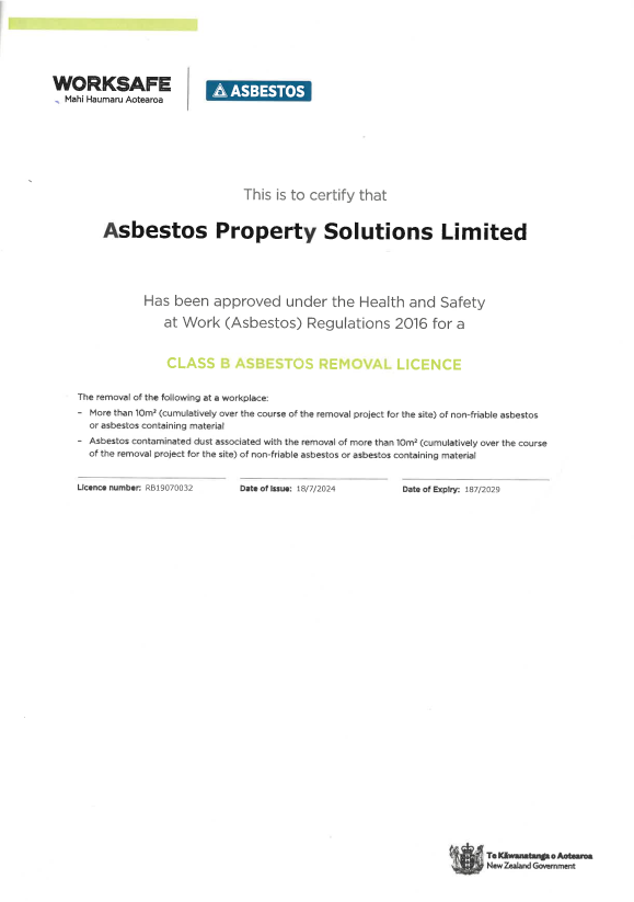 Our Certifications — Asbestos Property Solutions