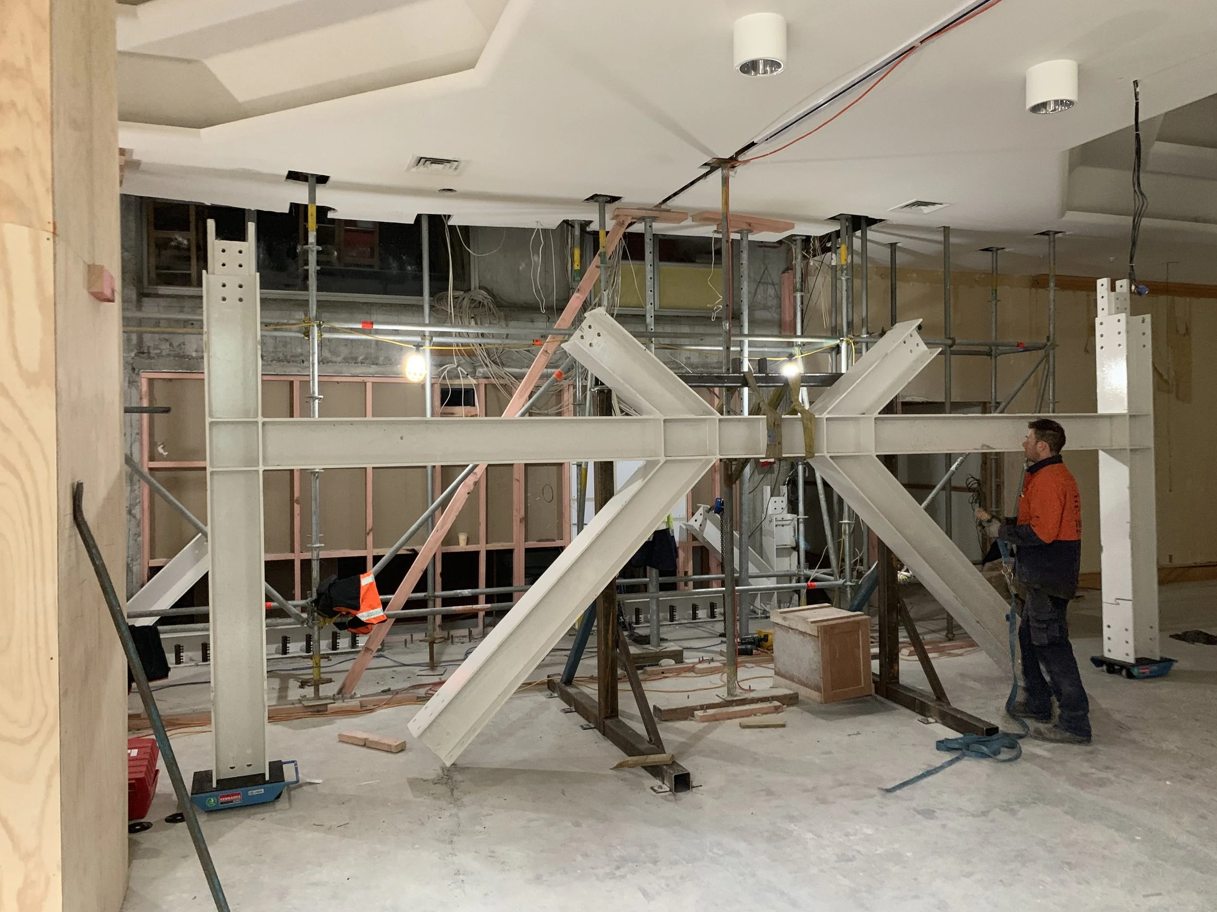 Site Set Out and Site Erection — Petone Engineering