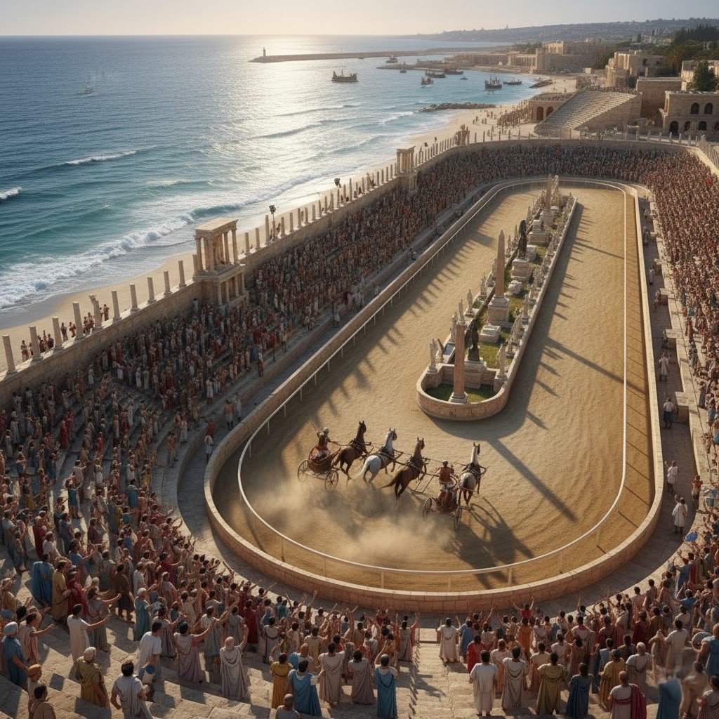 Roman Entertainment at Caesarea Hippodrome: Herod’s Seaside Stadium ...