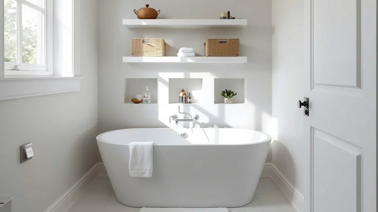 Small Bathroom Ideas With Tub | Space-Saving Remodel Tips — Project Junkeez