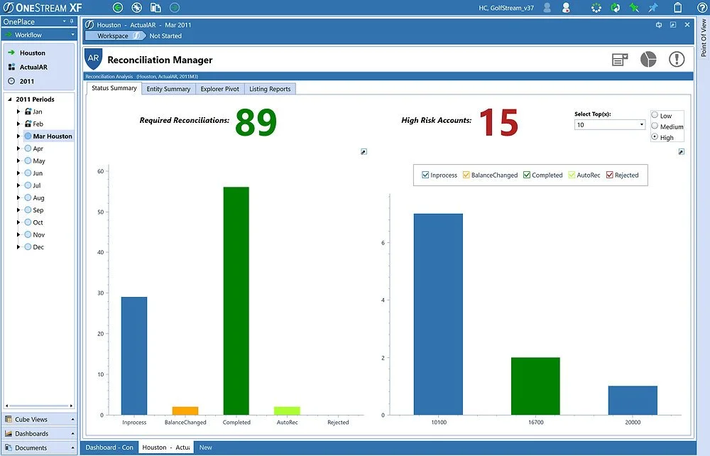 OneStream Account Reconciliation | AIT Consulting
