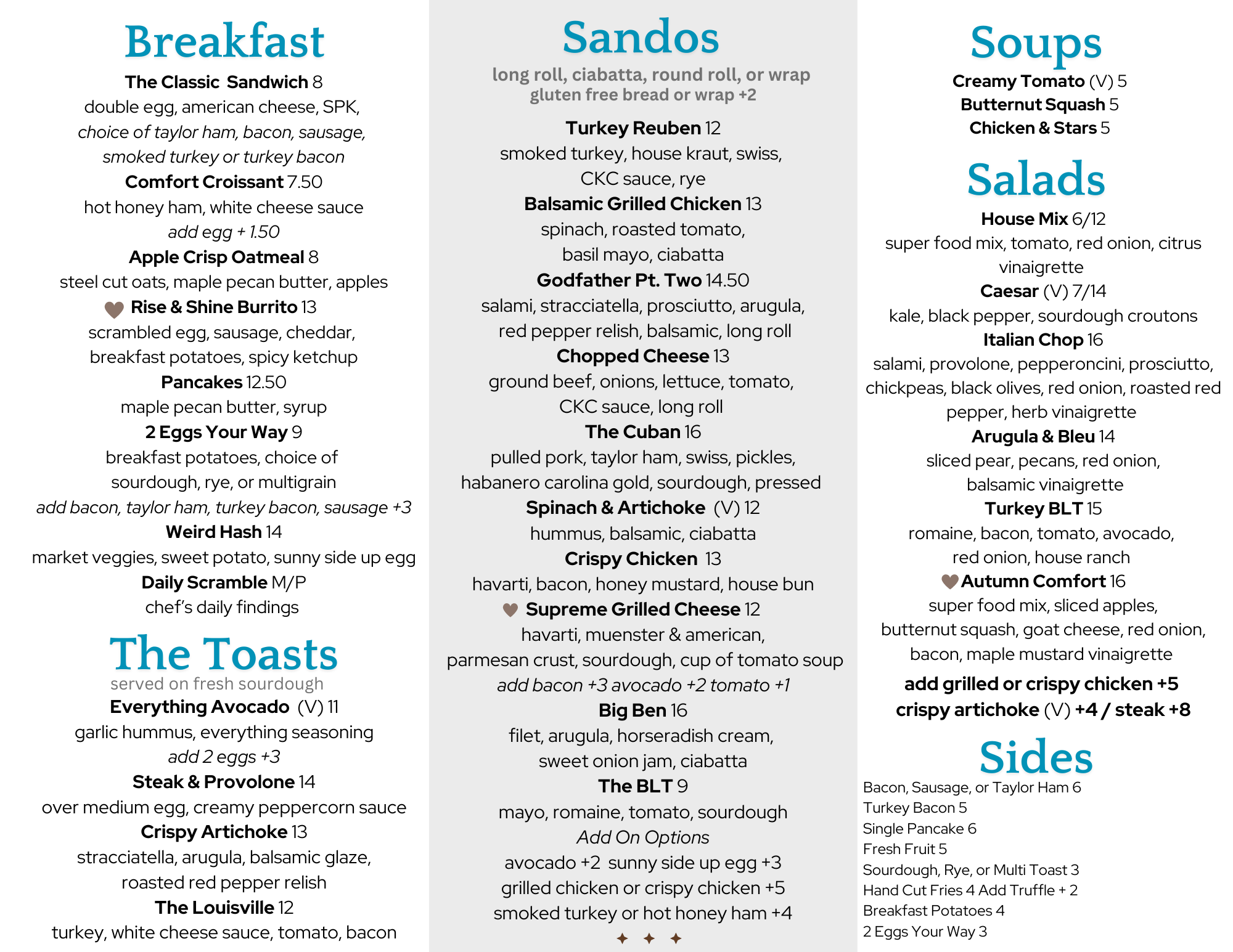 Order Now — Comfort Kitchen Cafe