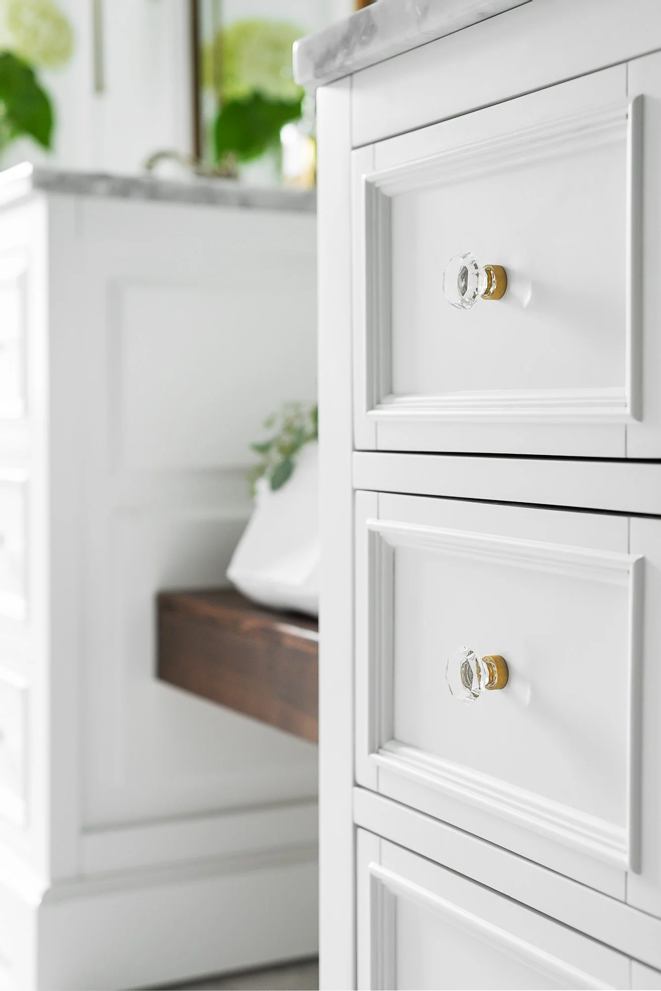 Crisp White Primary Bath Project, Glen Ellyn, IL — Sarah Coe Design ...