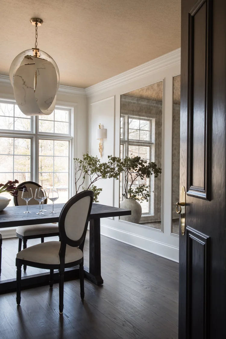 Elegant Dining Room Design with Antique-Inspired Details — Sarah Coe ...