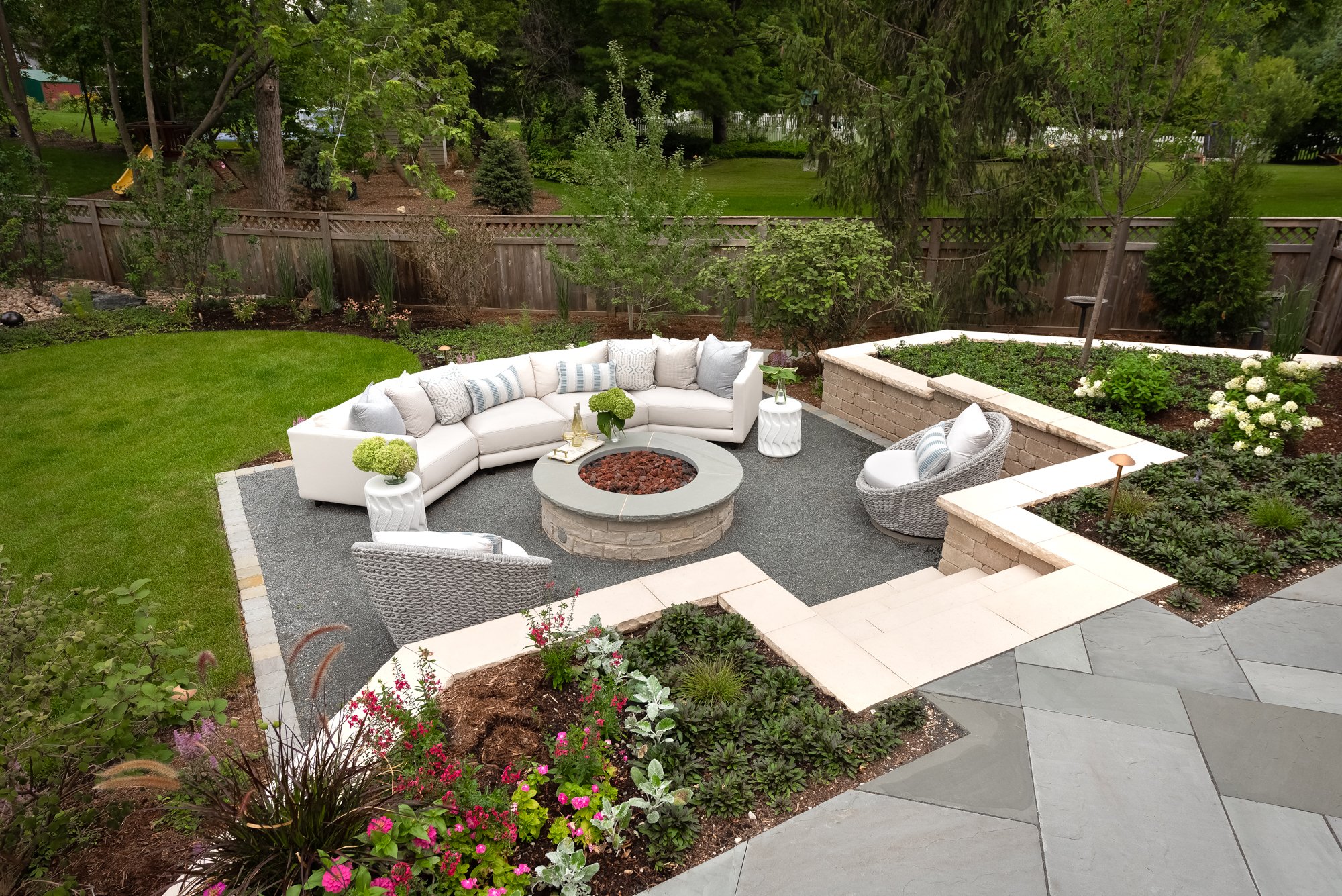 Backyard Patio Paradise Project, Glen Ellyn, IL — Sarah Coe Design ...
