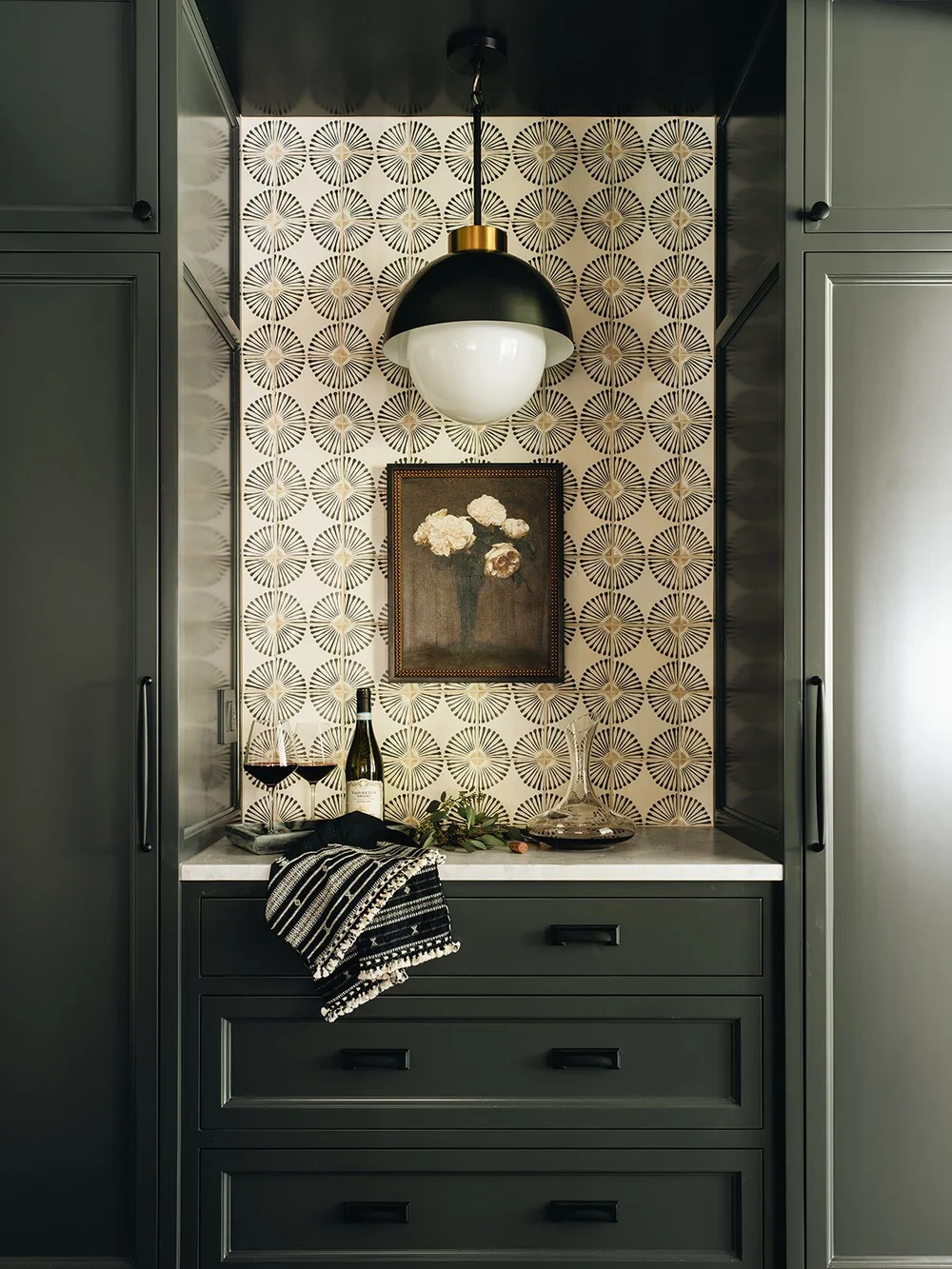 Timeless Kitchen with Wood & Painted Cabinetry — Sarah Coe Design ...