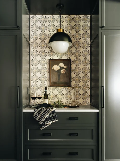 Timeless Kitchen with Wood & Painted Cabinetry — Sarah Coe Design ...