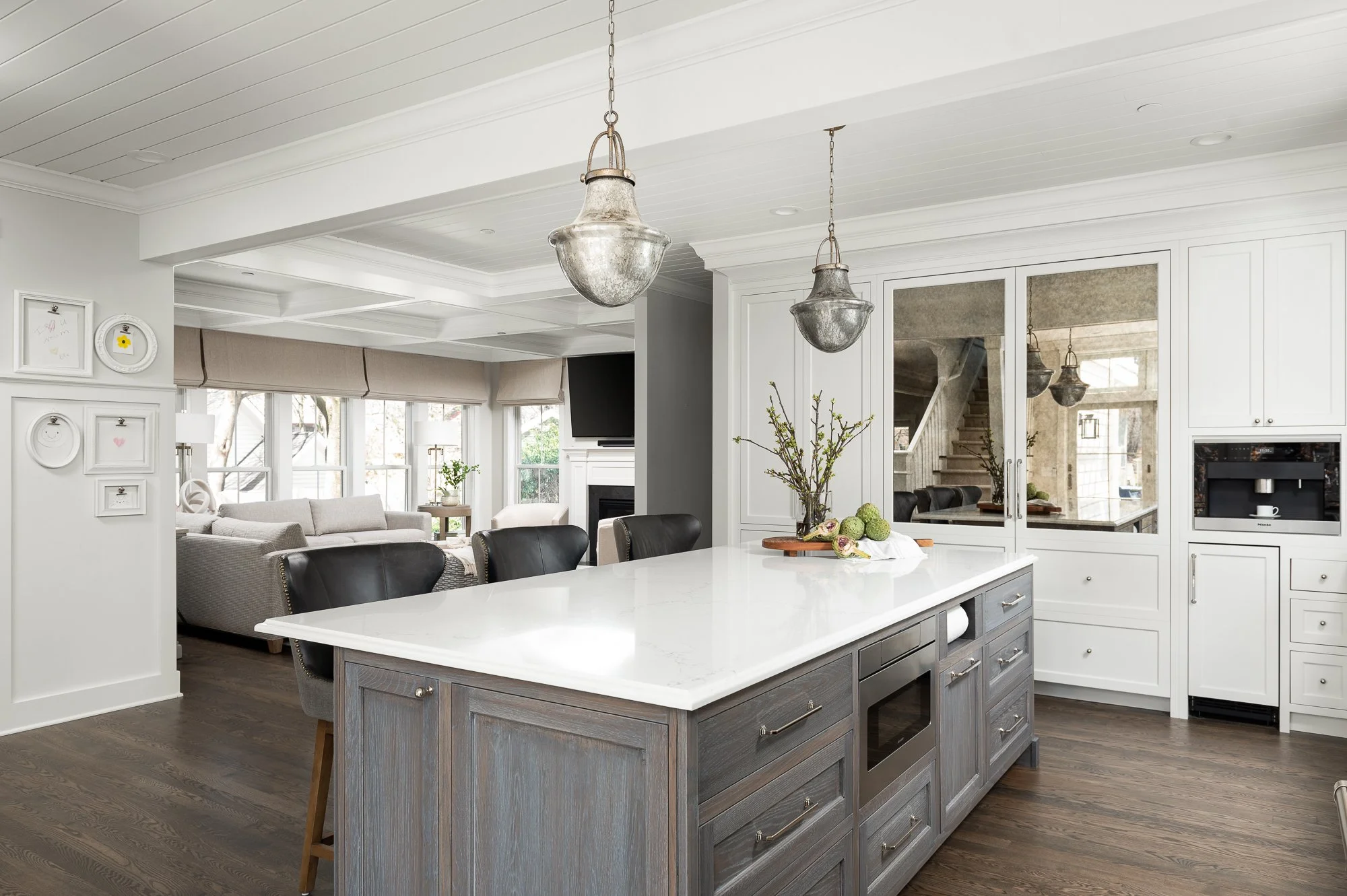 Nautical Reflection Kitchen Design, Glen Ellyn, IL — Sarah Coe Design ...