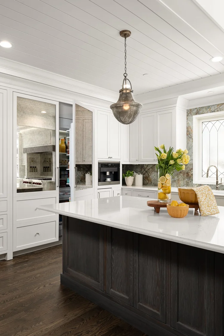 Nautical Reflection Kitchen Design, Glen Ellyn, IL — Sarah Coe Design ...