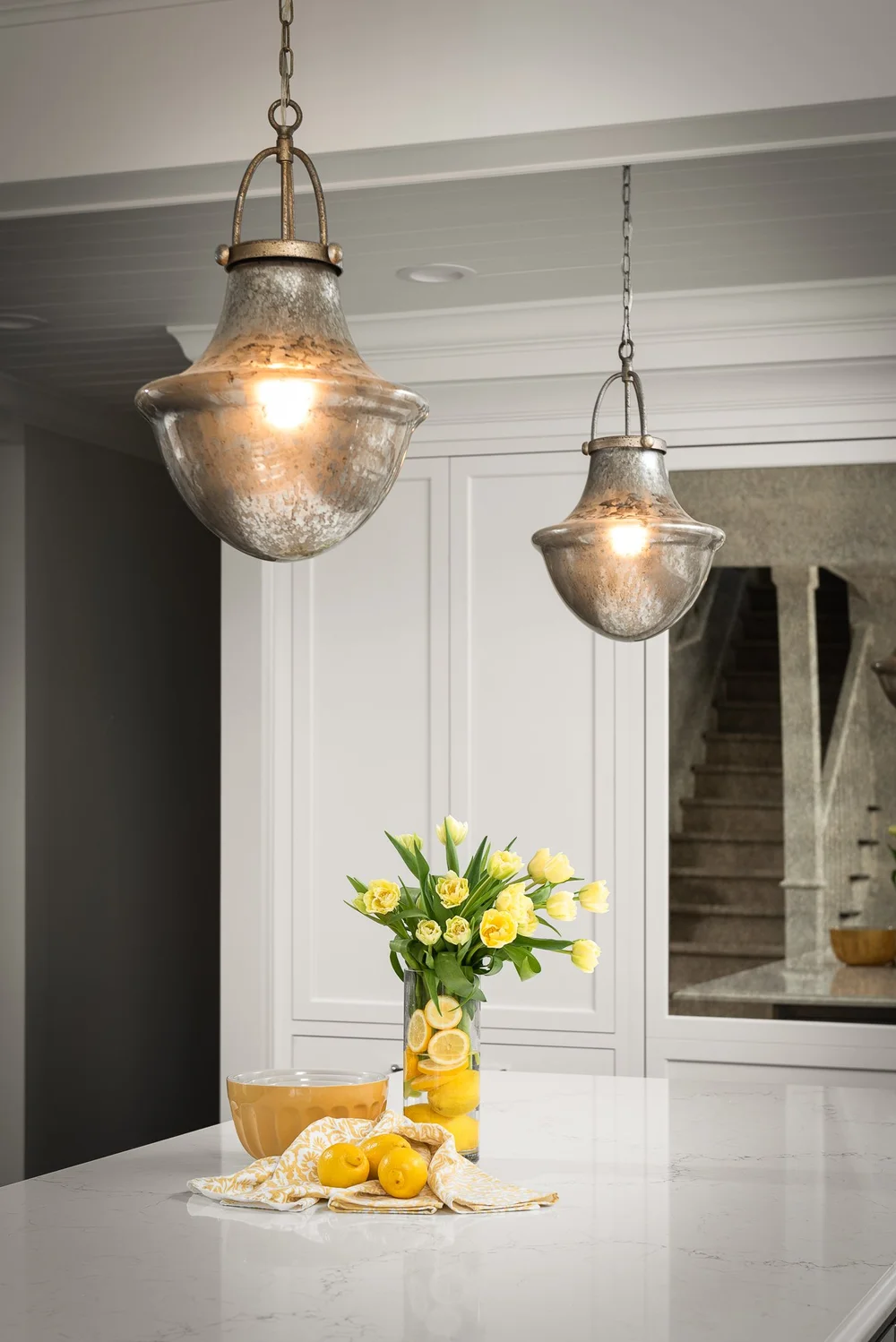 Nautical Reflection Kitchen Design, Glen Ellyn, IL — Sarah Coe Design ...