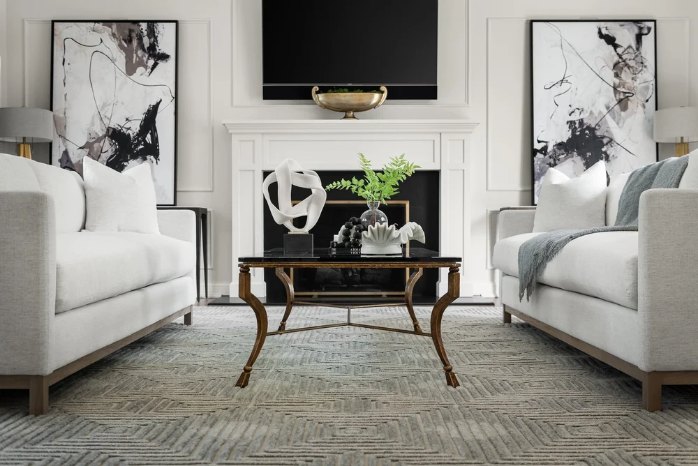 Refined Comfort Living Room with Neutral Tones & Bold Accents — Sarah ...