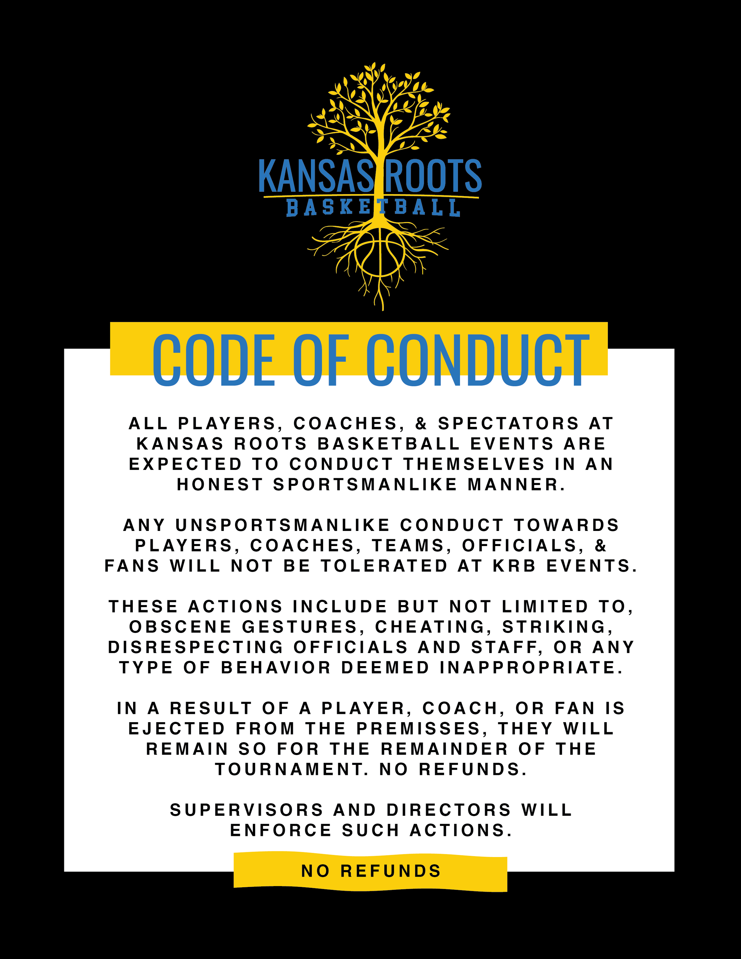 Code of Conduct — Kansas Roots Basketball