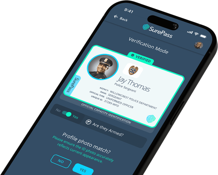 ID Verification Software for Law Enforcement — SurePass