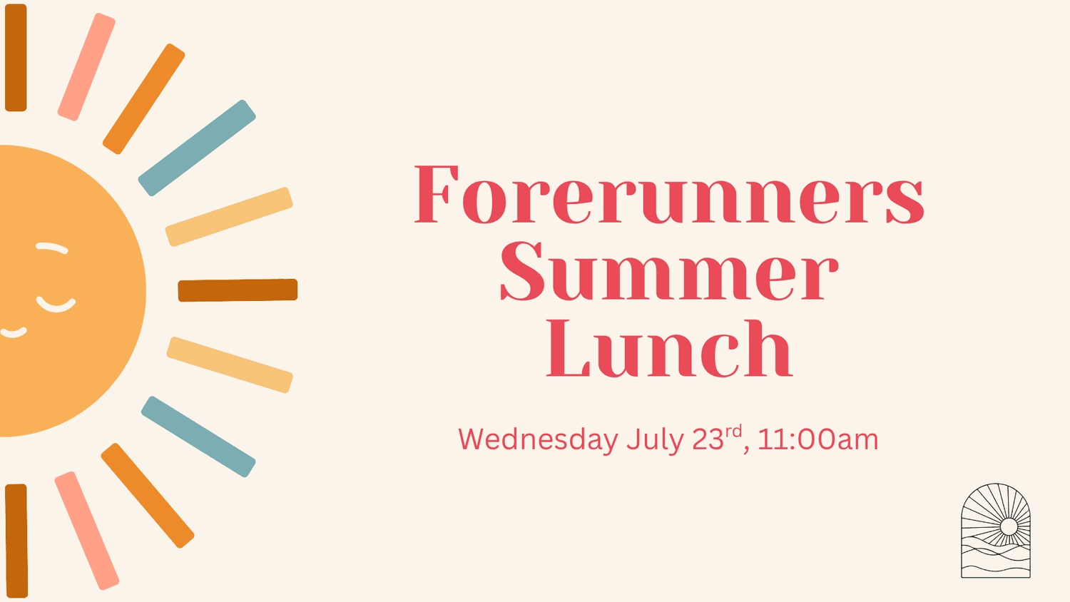 Forerunners Summer Lunch — Alongsiders