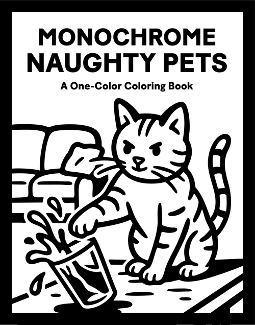 Monochrome Coloring Books — Haley Fiege