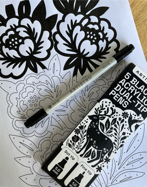 Monochrome Coloring Books — Haley Fiege