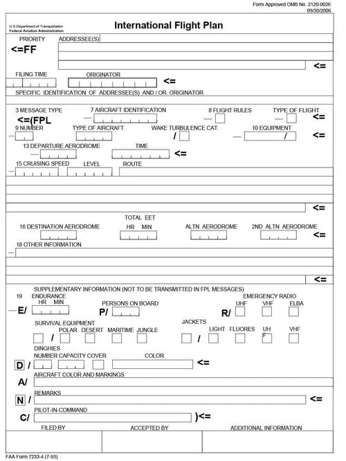 ICAO Equipment Codes — My Aircraft Management