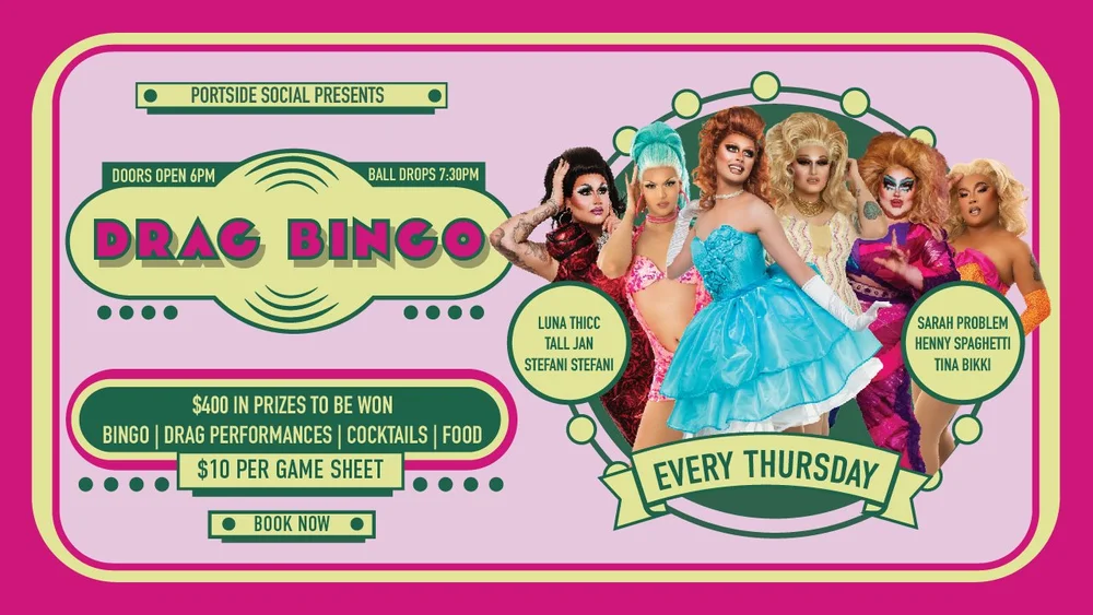 Drag Bingo Thursdays - Portside Social Kitchen & Bar