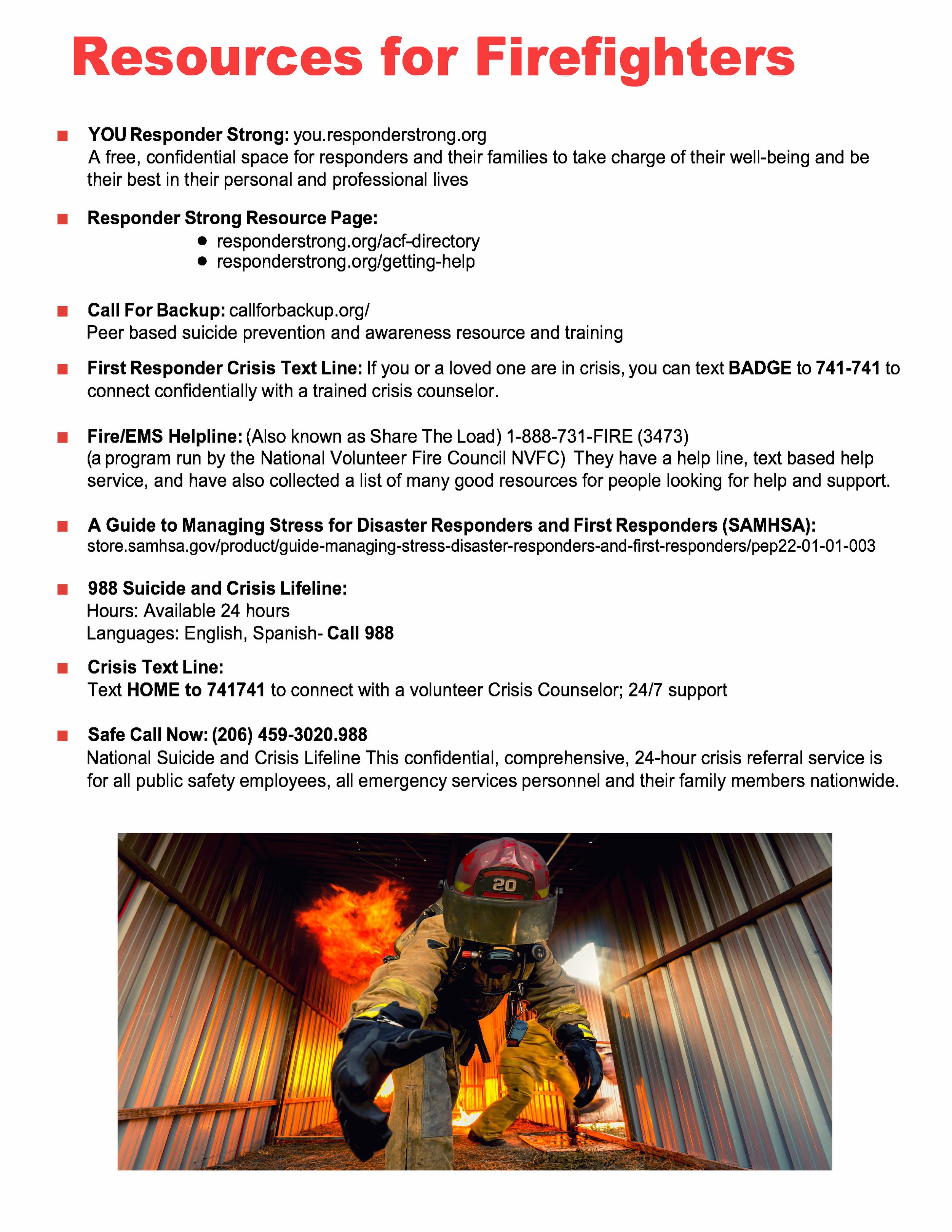 Resources — Fire Fighter Cancer Cohort Study (FFCCS)