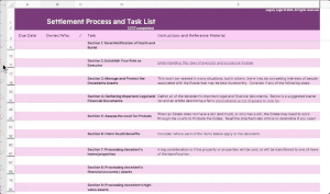 Estate Settlement Checklist | Legacy Logix
