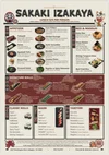 Menu — Sakaki Izakaya