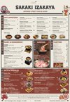 Menu — Sakaki Izakaya