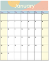 Aesthetic Google Doc Calendar Templates 2024 — Templates and Tutorials