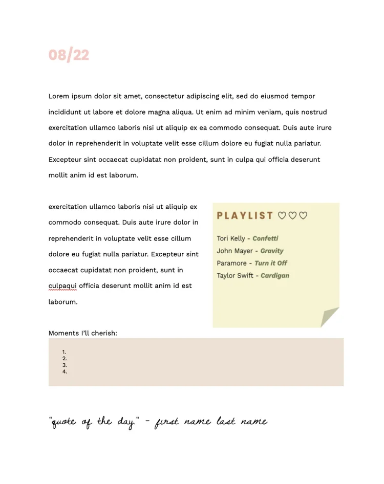 The BEST Google Docs Journal Templates 2025 — Templates and Tutorials