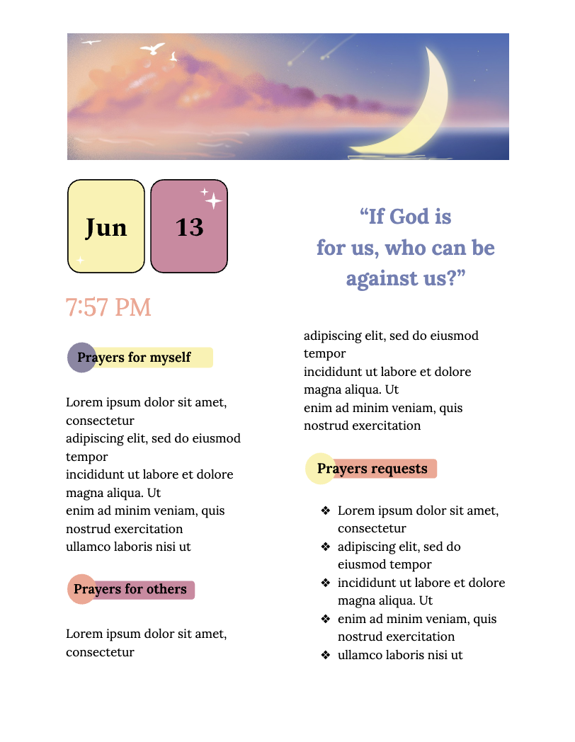 Free Prayer Journal Templates 2025 — Templates and Tutorials