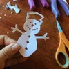 How to make a snowman paper snowflake — Paper Snowflake Art
