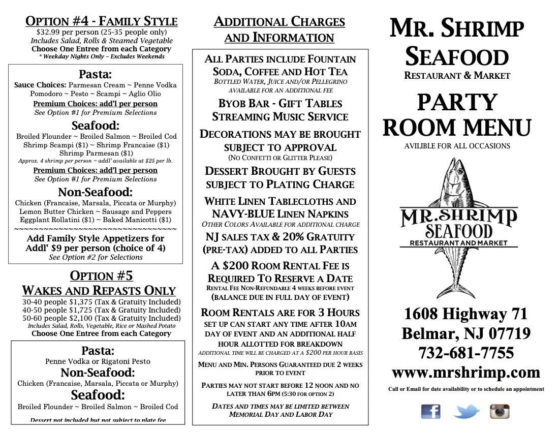 General 2 — Mr. Shrimp Seafood