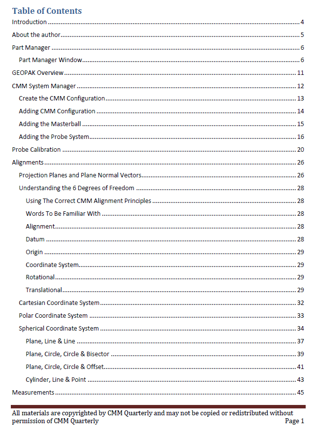 MCOSMOS Training Manual C2 V 4 — CMM QUARTERLY