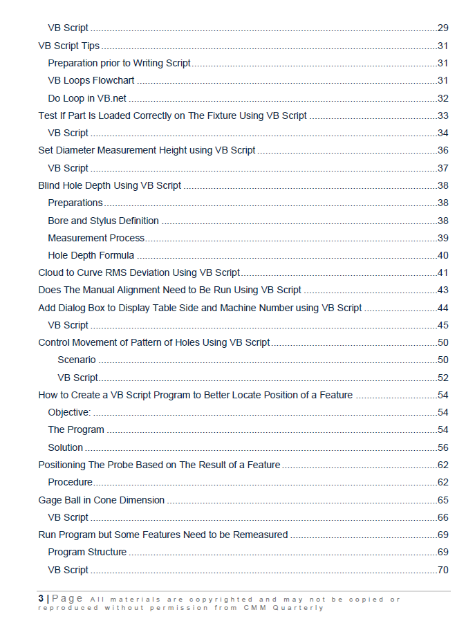 Store 2 — CMM QUARTERLY