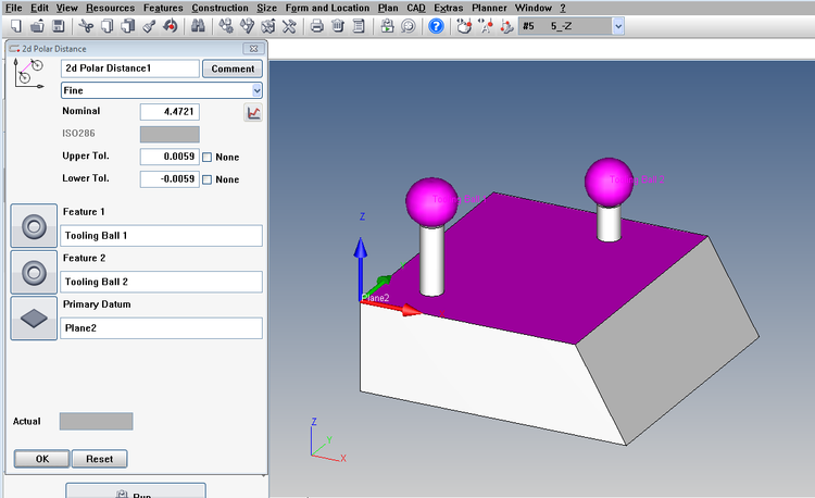 Calypso - Exploring Reporting Simple, 2D, and 3D Distance — CMM QUARTERLY