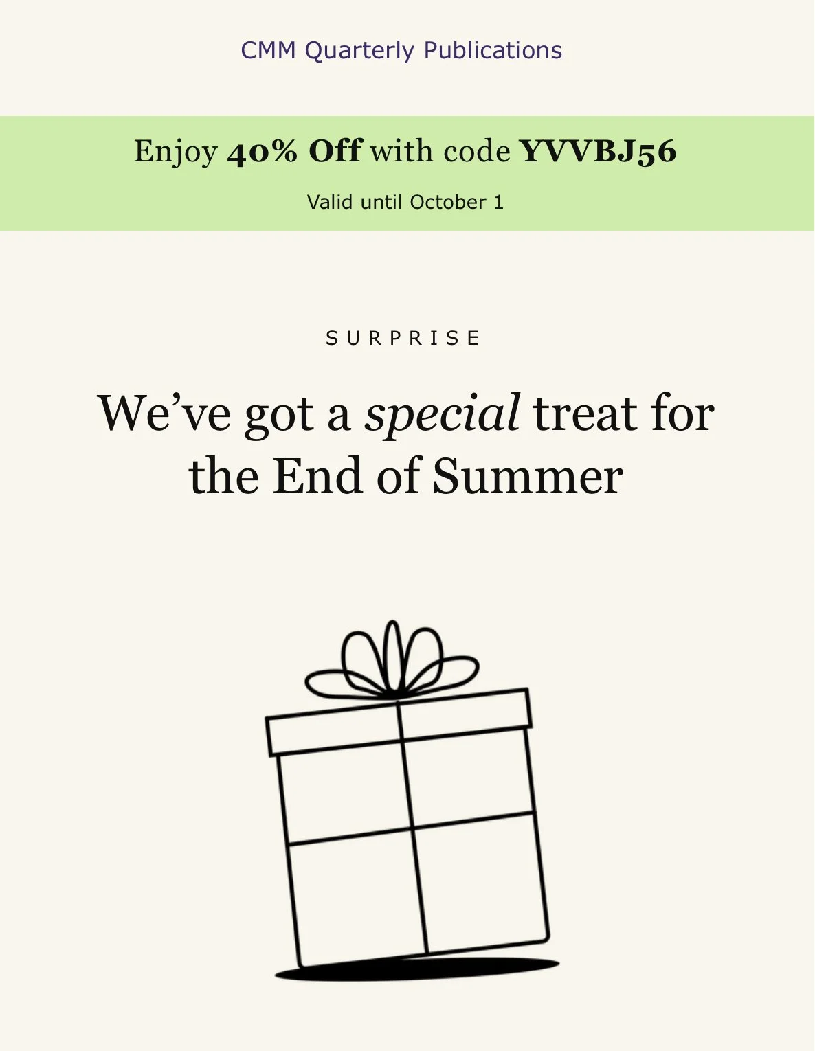 Articles — CMM QUARTERLY