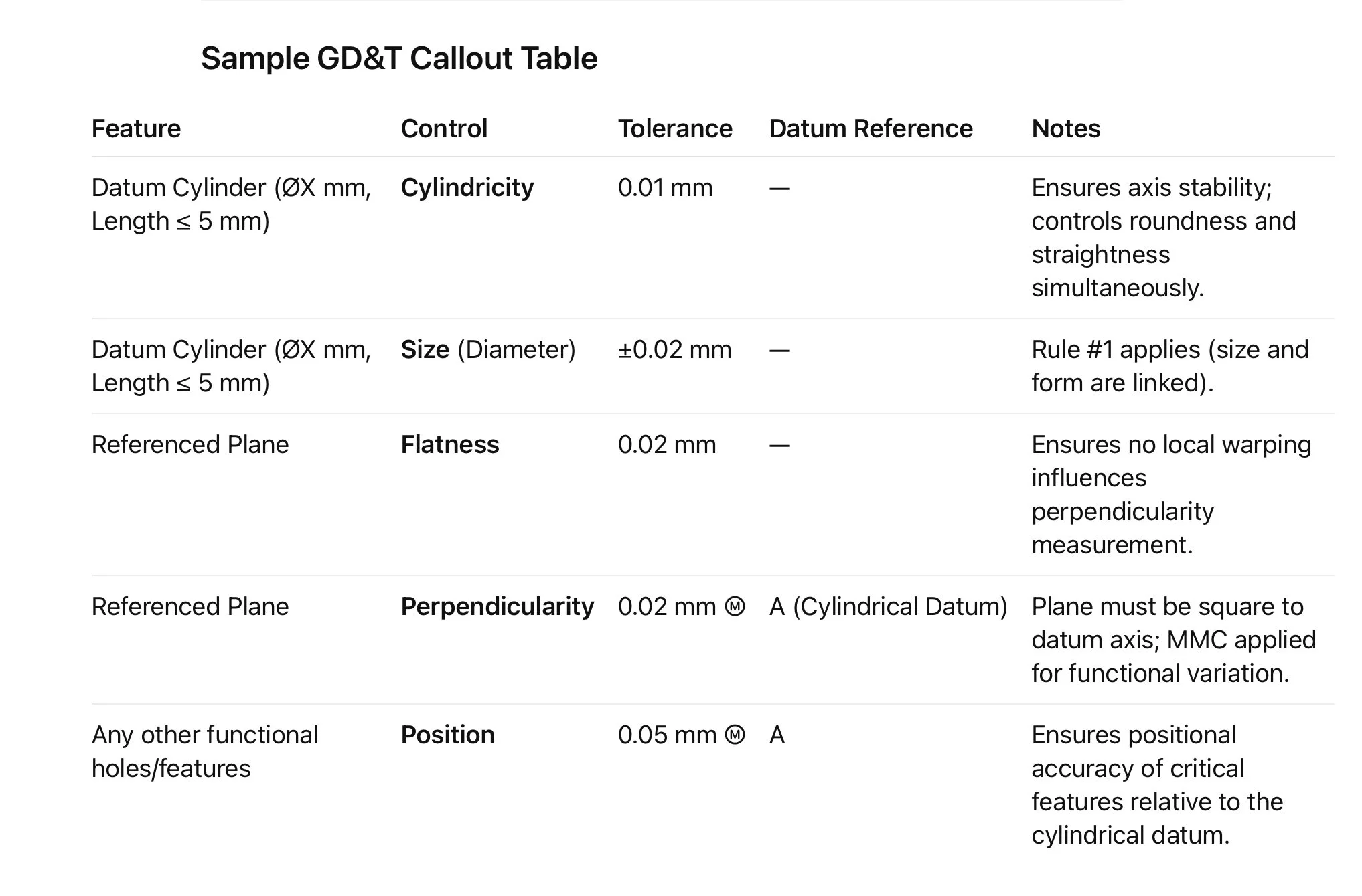 How to Control Perpendicularity with a Short Cylindrical Datum: GD&T ...