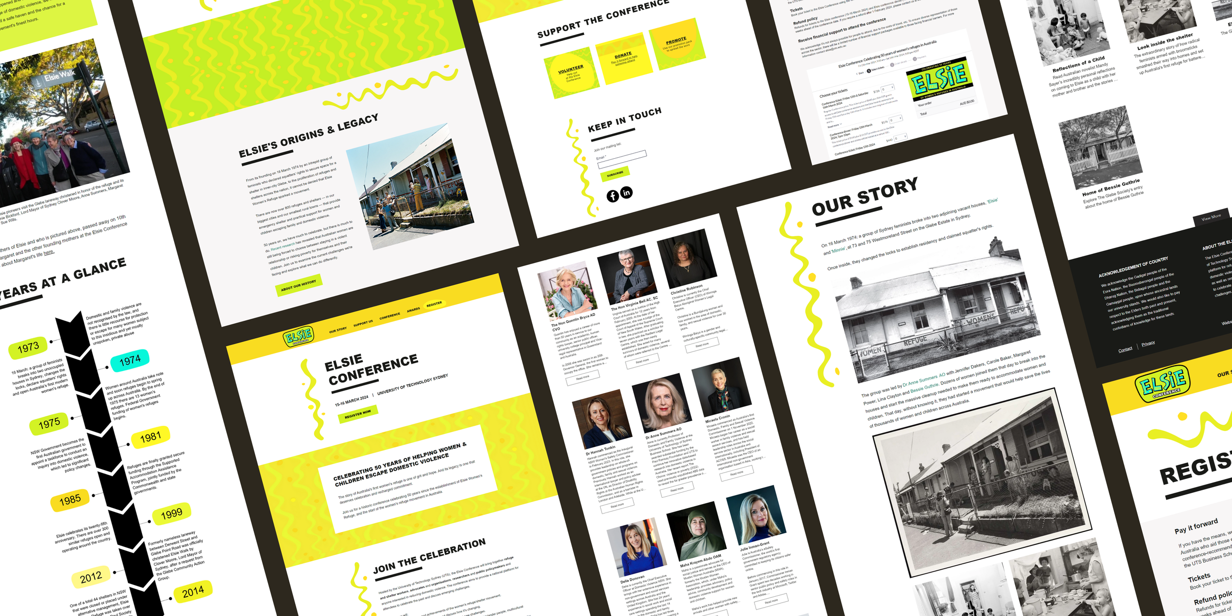 Elsie Conference content & website development — Inkfield