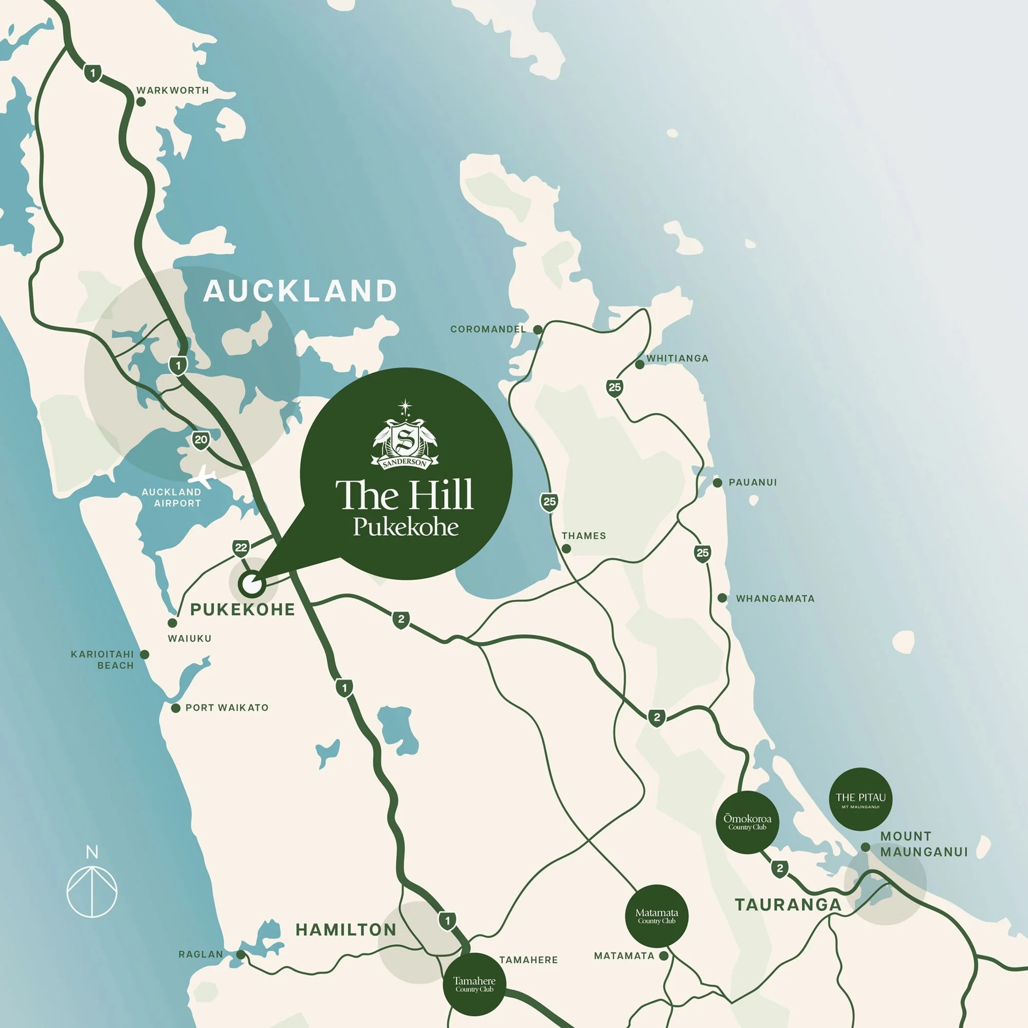 The Hill Pukekohe by Sanderson Group | Luxury Retirement Villas
