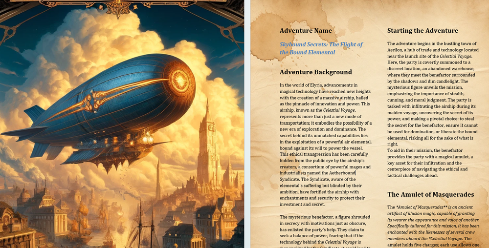 Adventure Generator