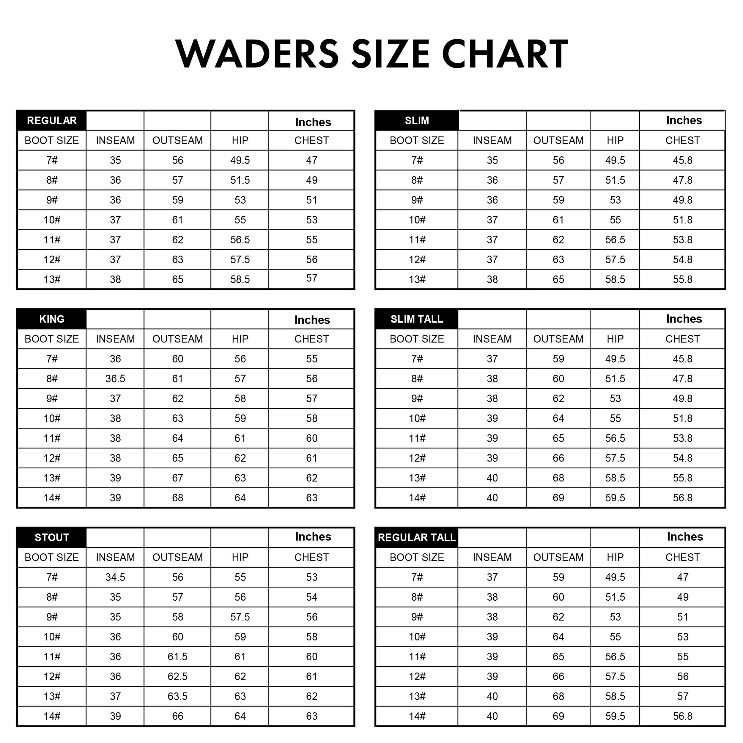 Dirty's Waders - solid colors — Dirty's Outerwear