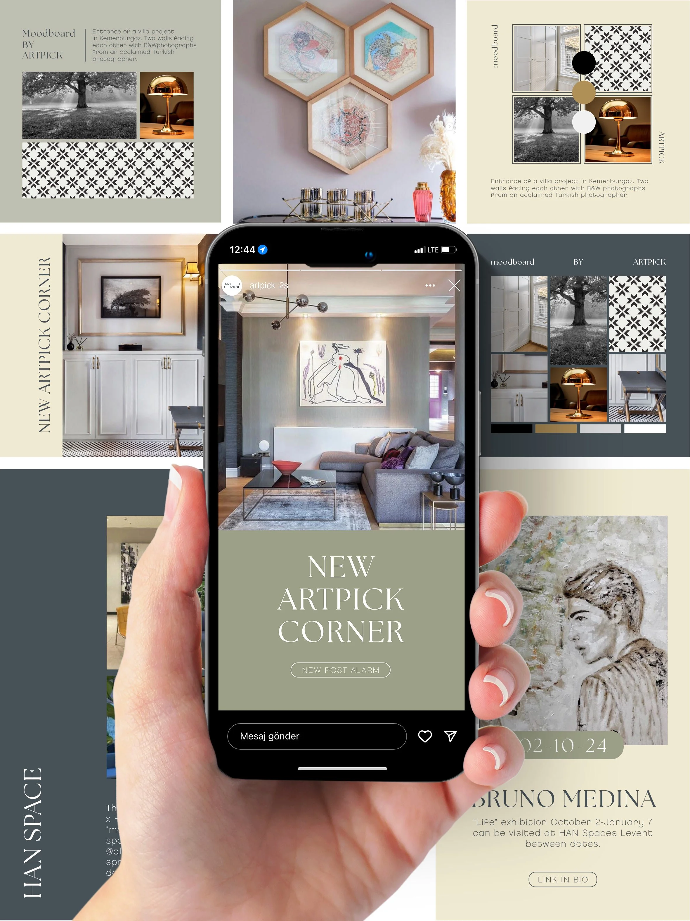 Social Media Design & Online Catalogue - ArtPick — Seda Aral Turgut