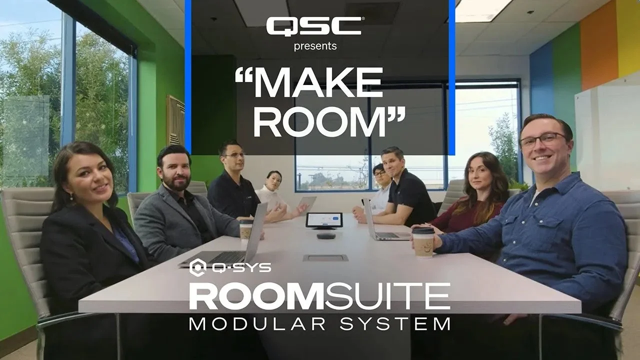 A New Path to Spaces at Scale: Q-SYS RoomSuite Modular System — Edge