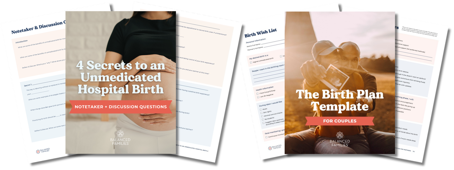 4 Secrets to Unmedicated Hospital Birth — Balanced Families