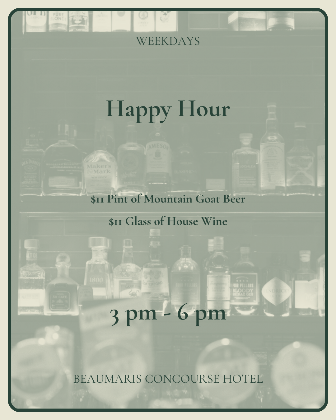 What's On — Beaumaris Concourse Hotel