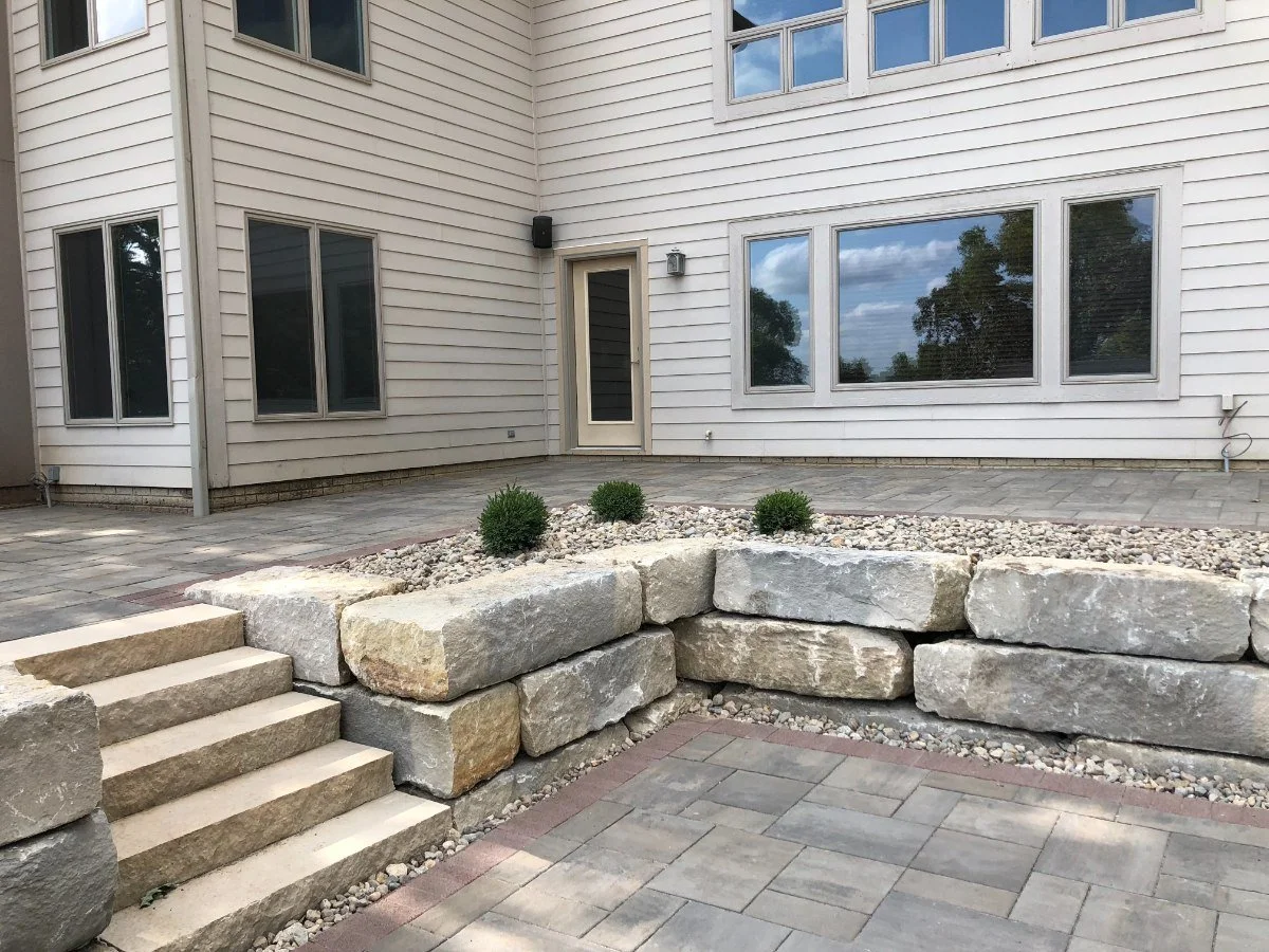 Durable Retaining & Seating Walls in St. Charles, IA | Earthly ...