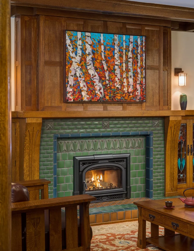 Arts And Crafts Fireplace