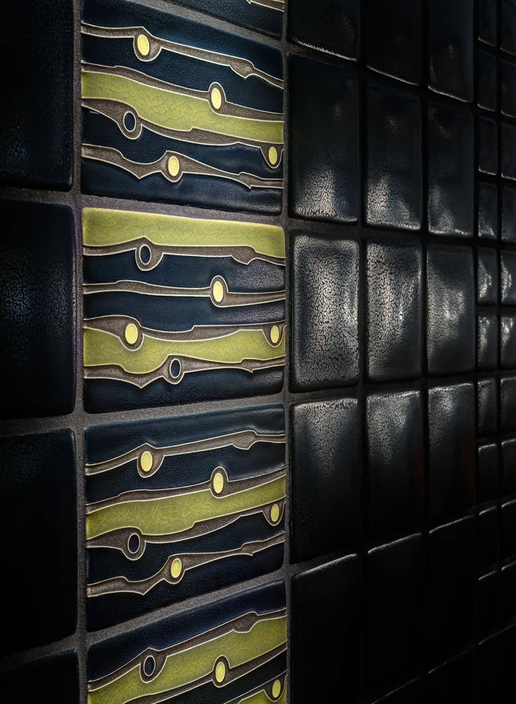 Zelda Fireplace — Motawi Tileworks