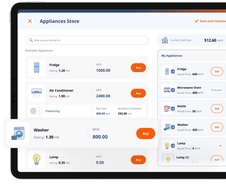 Software Features - Participant — COMET