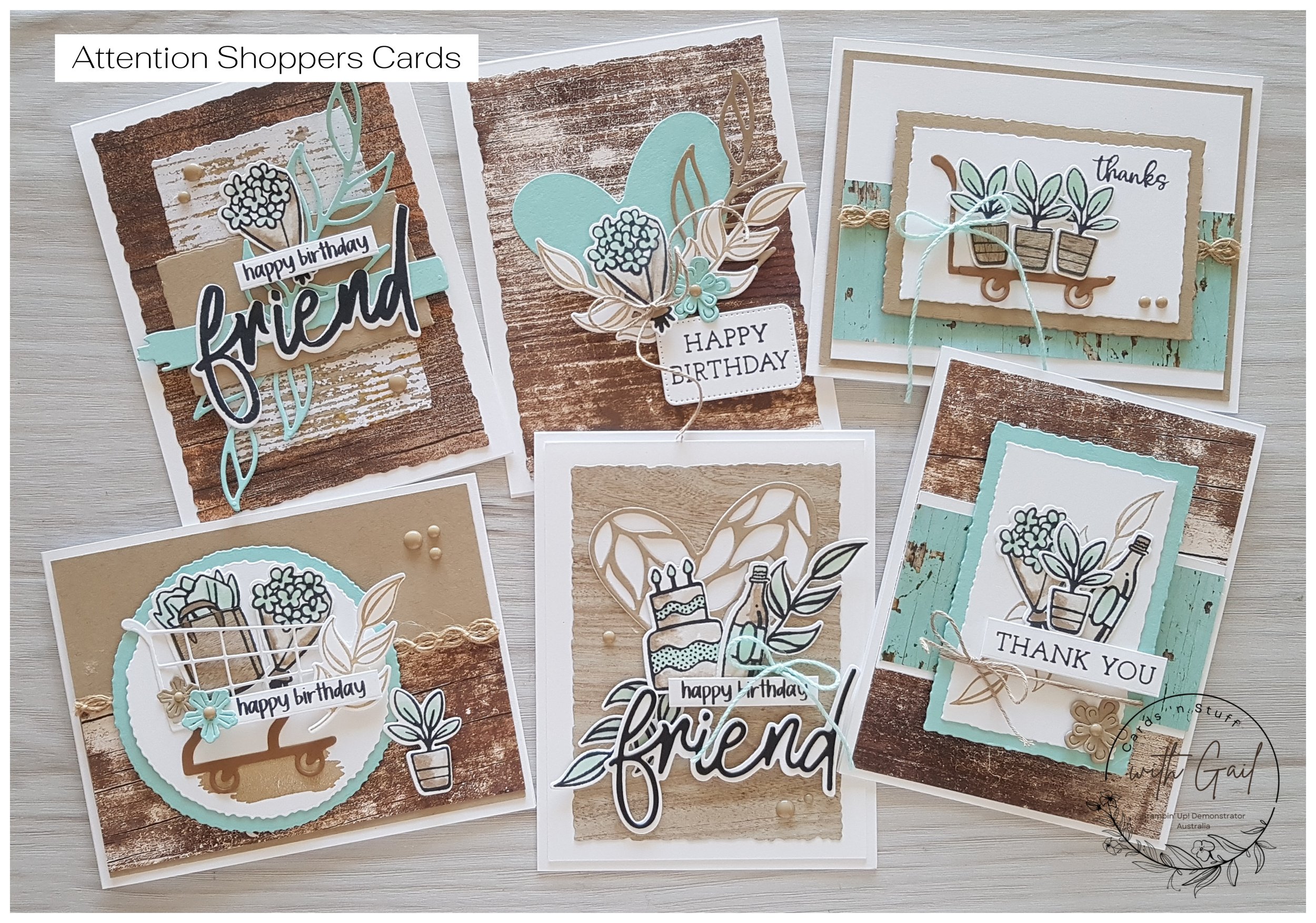 Attention Shoppers Cards, with Friends for Life Bundle — Cards 'n Stuff ...