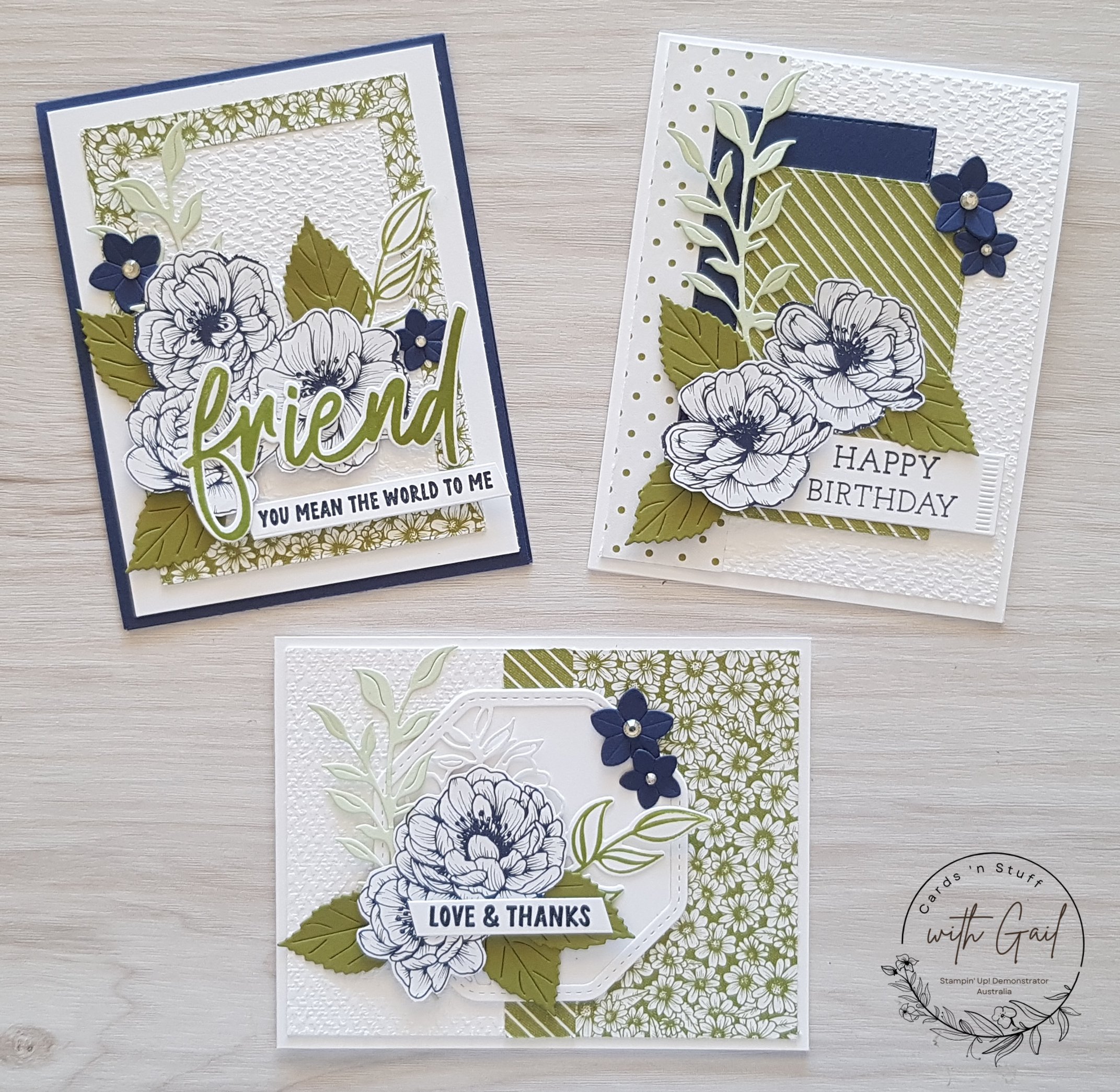 Serene Love DSP Cards — Cards 'n Stuff with Gail
